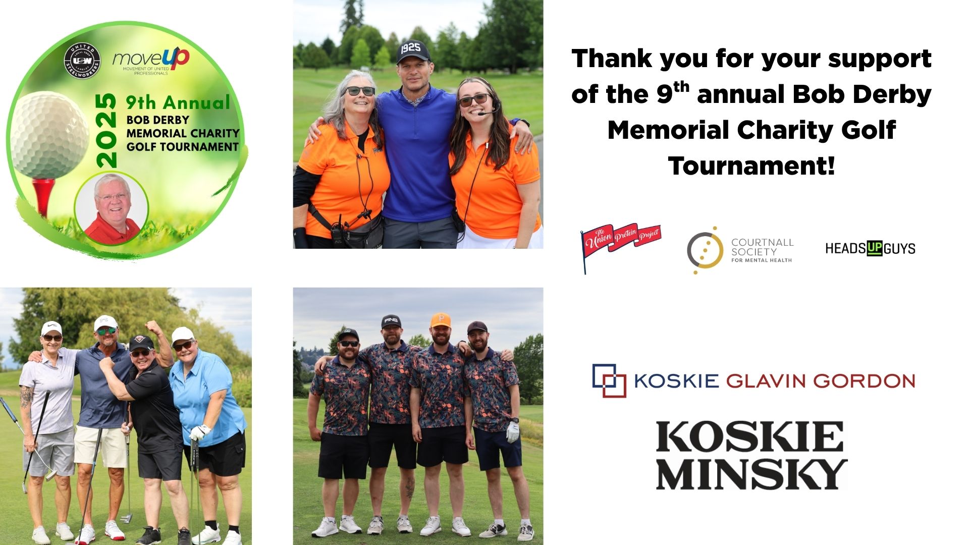 Bob Derby Memorial Charity Golf Tournament – MoveUP